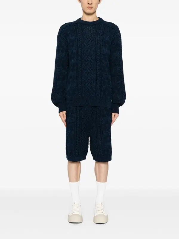 Marni Cable-knit Cotton Jumper
