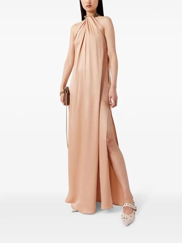 Stella McCartney Chain Link-detail Gown - Neutrals