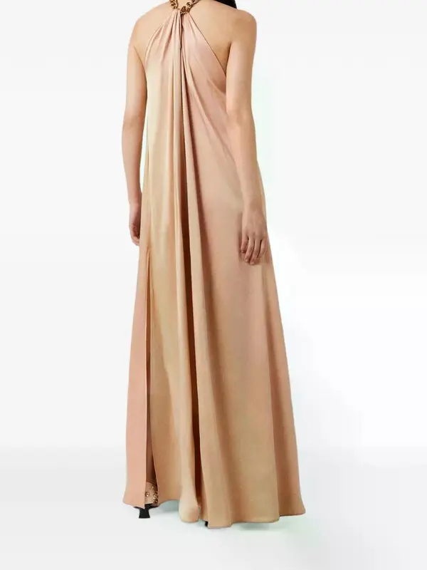 Stella McCartney Chain Link-detail Gown - Neutrals