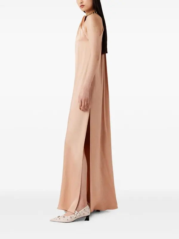 Stella McCartney Chain Link-detail Gown - Neutrals