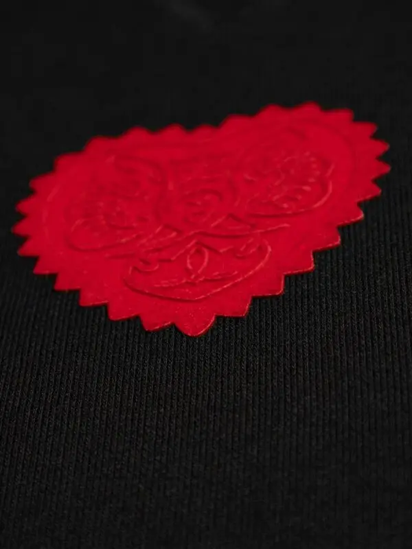 Dsquared2 Heart-patch Cotton Hoodie