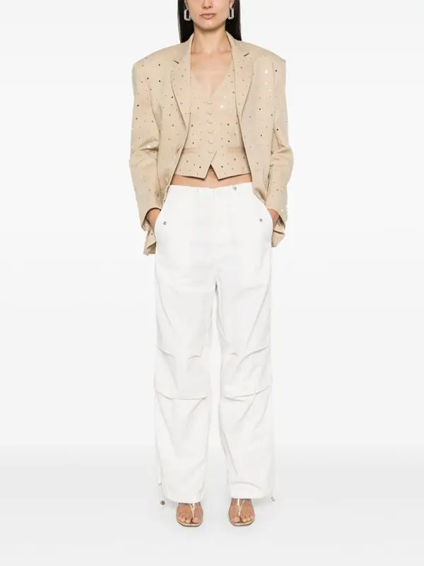 Giuseppe Di Morabito Rhinestone-embellished Twill Vest