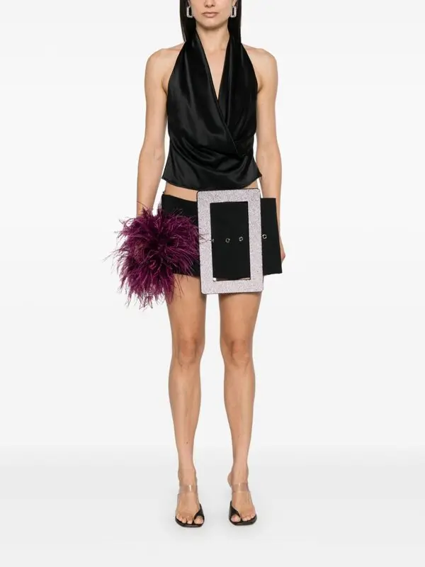 Giuseppe Di Morabito Buckle Mini Skirt