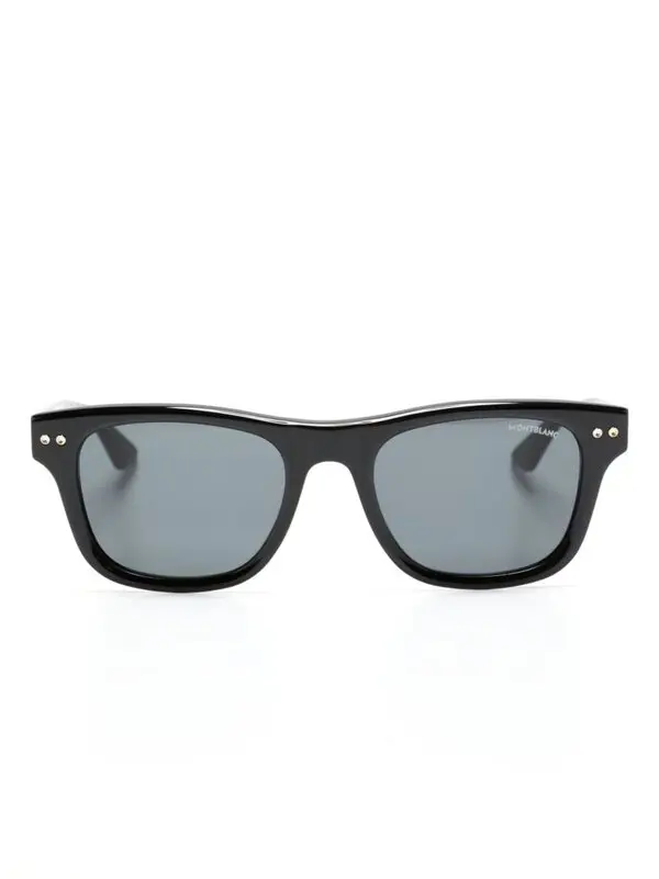 Montblanc Square Frame Sunglasses - Black