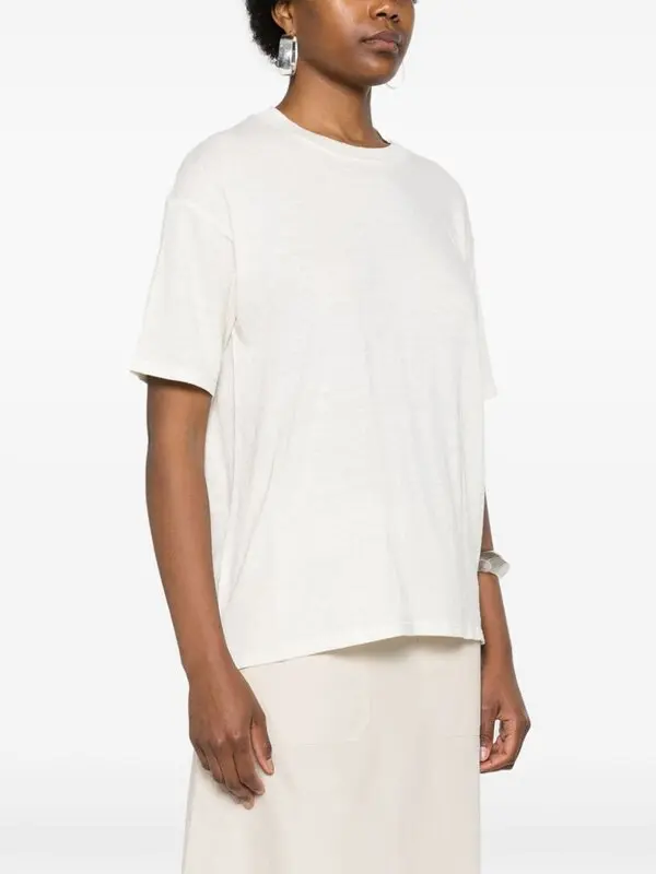 MA'RY'YA Slub-texture T-shirt