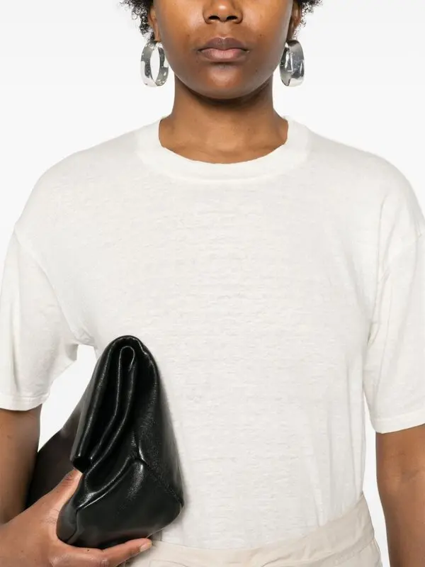 MA'RY'YA Slub-texture T-shirt