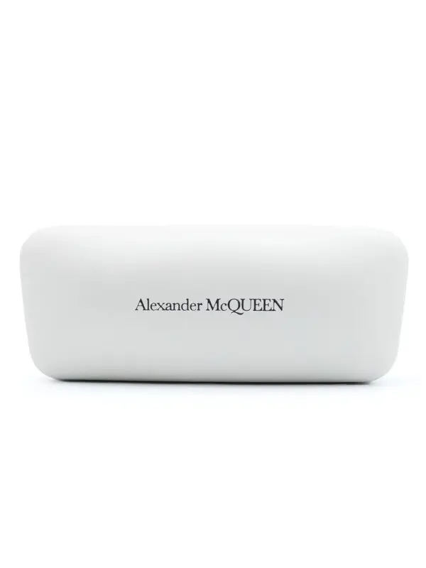 Alexander McQueen Skull-studded Sunglasses - Gold