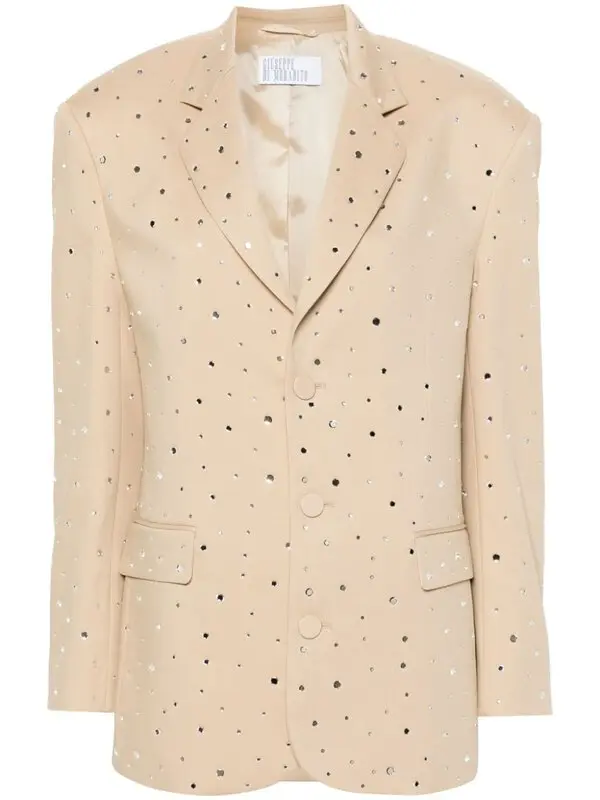 Giuseppe Di Morabito Rhinestone-embellished Twill Blazer