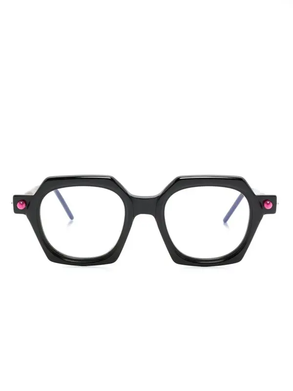 KUBORAUM Geometric-frame Glasses - Black