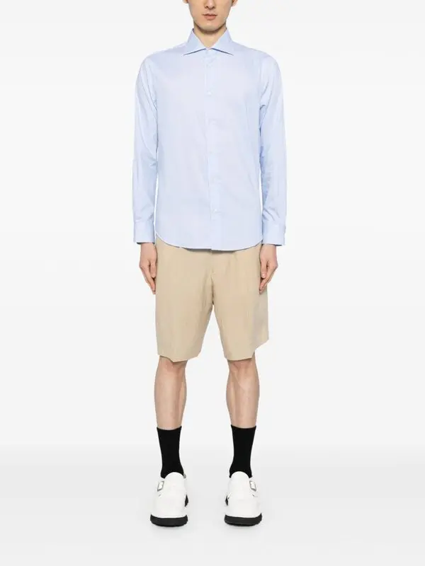 Paul Smith Drawstring-waist Linen Shorts - Brown