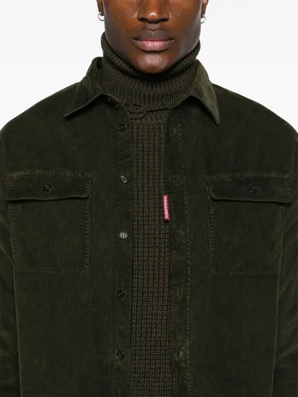 Dsquared2 Corduroy Cotton Shirt