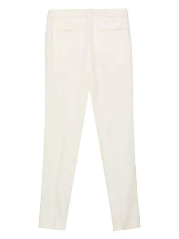JIL SANDER Pressed-crease Straight-leg Trousers - Neutrals