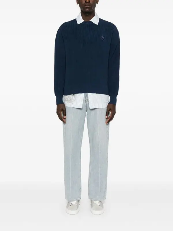 Maison Kitsuné Embroidered Logo Jumper