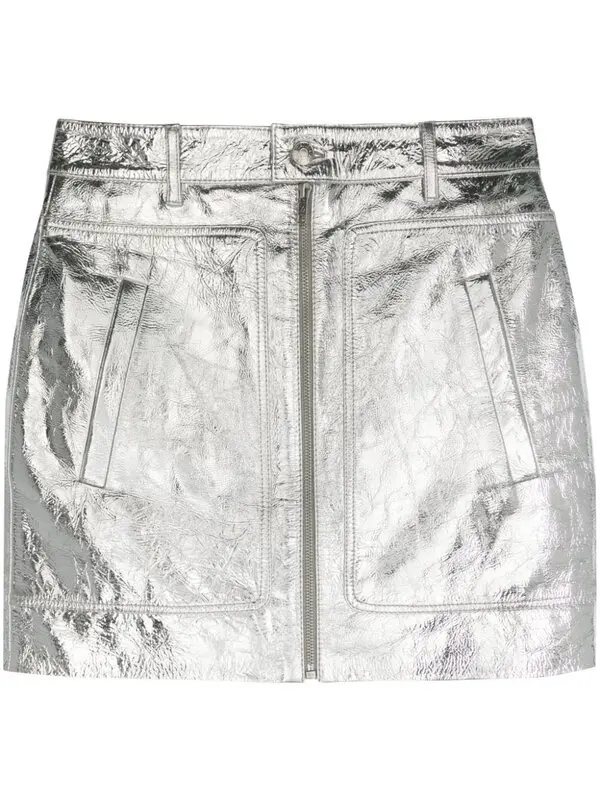 Zadig&Voltaire Jinette Mini Leather Skirt