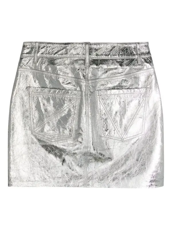 Zadig&Voltaire Jinette Mini Leather Skirt