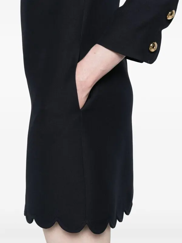 Valentino Garavani Virgin Wool-blend Shift Minidress