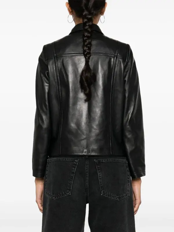 Zadig&Voltaire Litchi Leather Jacket