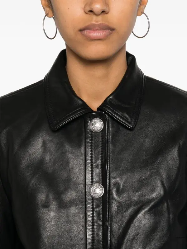 Zadig&Voltaire Litchi Leather Jacket