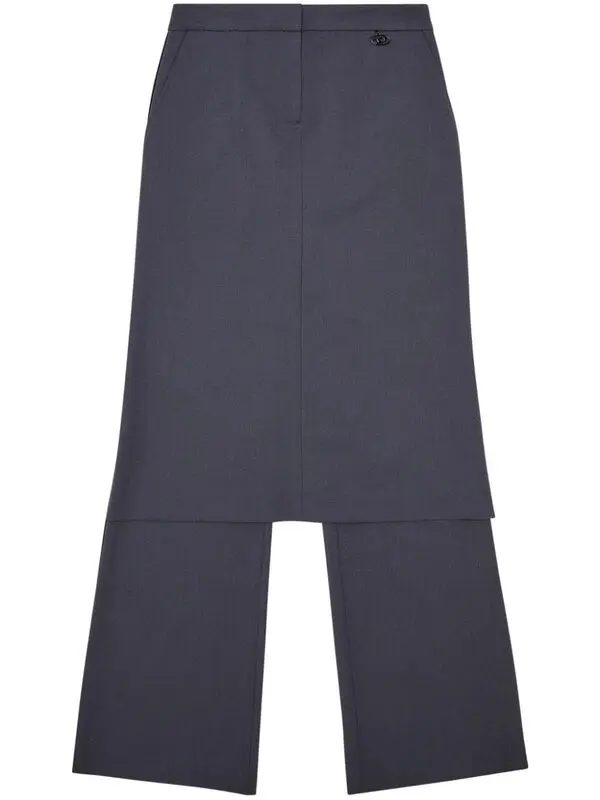 DIESEL® Layered Skirt Trousers - Grey