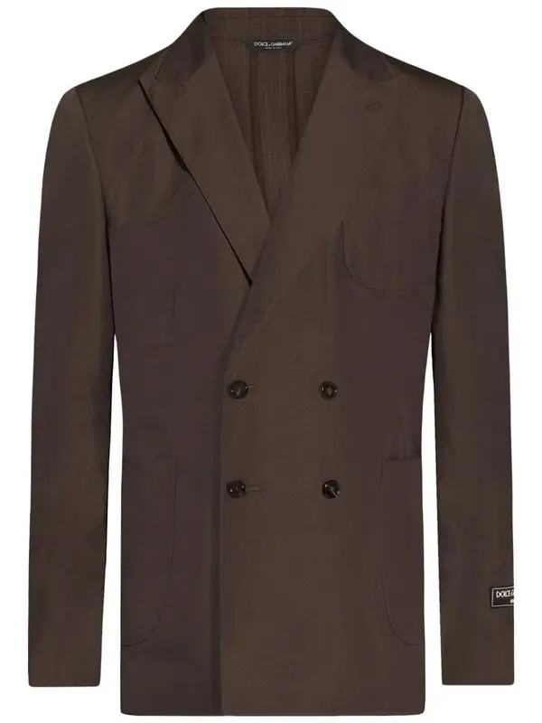 Dolce & Gabbana Double-breasted Cotton Jacket