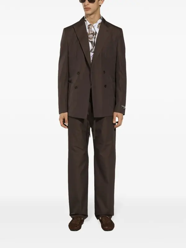 Dolce & Gabbana Straight-leg Trousers - Brown