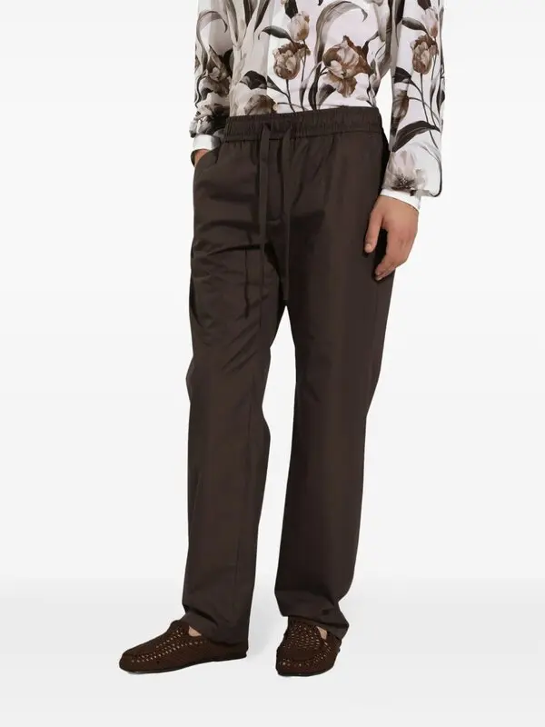 Dolce & Gabbana Straight-leg Trousers - Brown