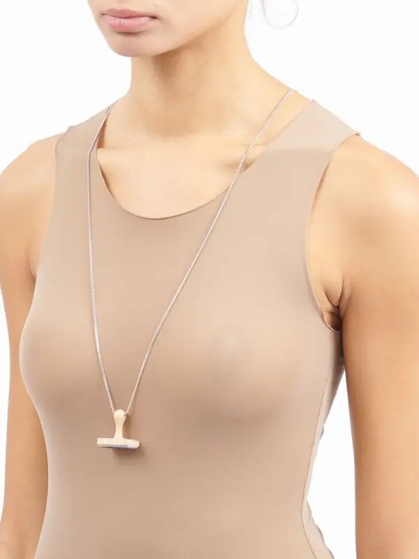 MAISON MARGIELA Stamp Pendant Necklace