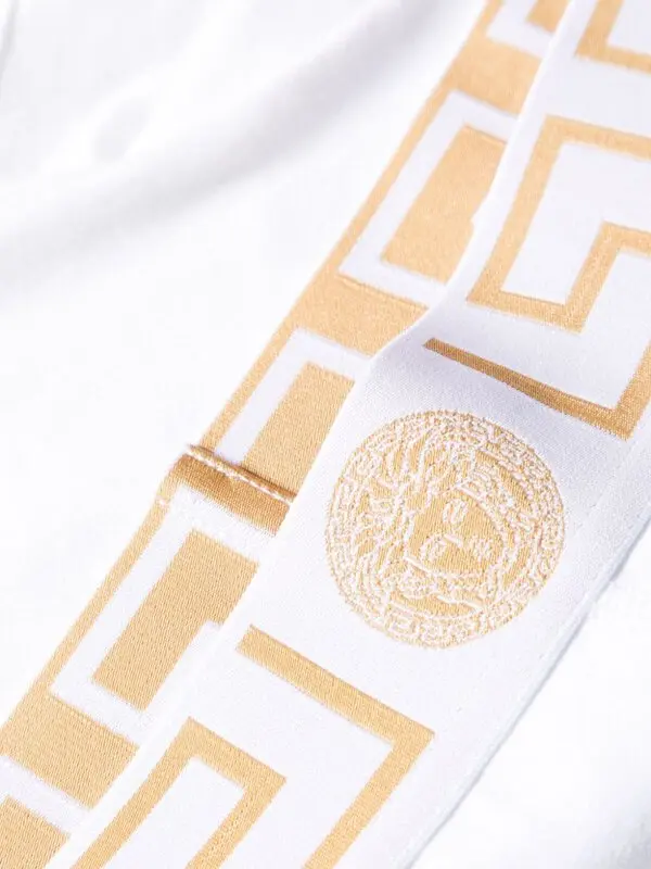 Versace Greca Border Boxers - White