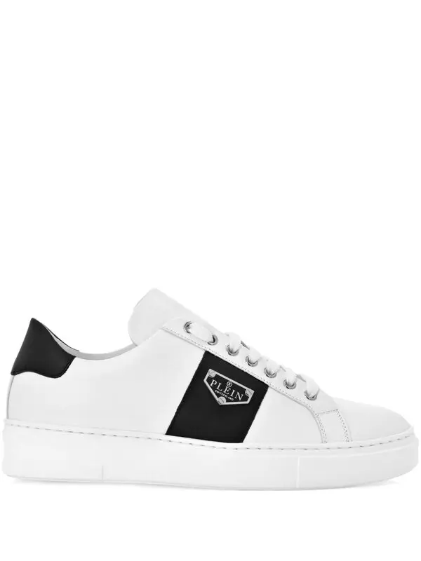 Philipp Plein Logo-plaque Leather Sneakers