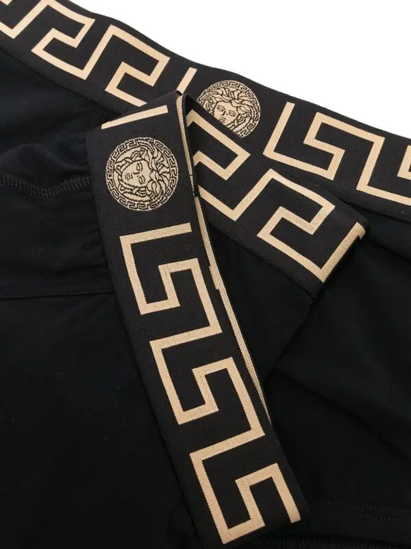 Versace Medusa-jacquard Briefs - Black