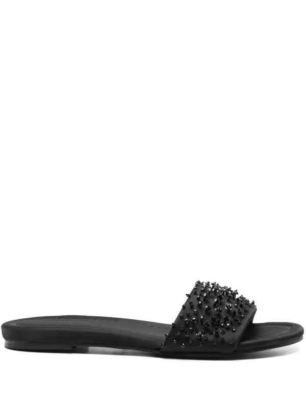 Fabiana Filippi Duchesse Bead-detailed Slides