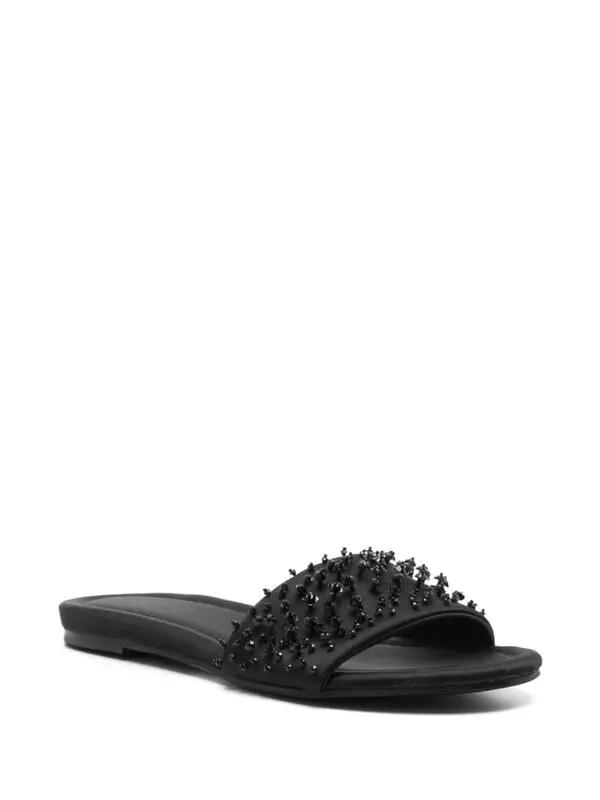 Fabiana Filippi Duchesse Bead-detailed Slides