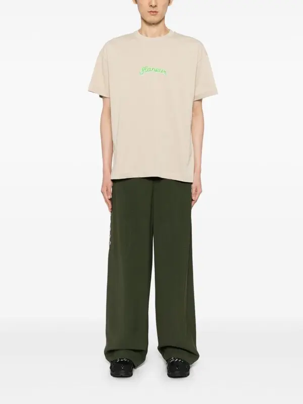 FLANEUR Signature Watercolor Cotton T-shirt - Neutrals