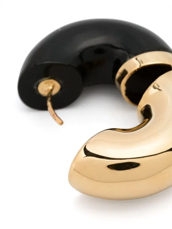 UNCOMMON MATTERS Status Two-tone Hoop Earrings
