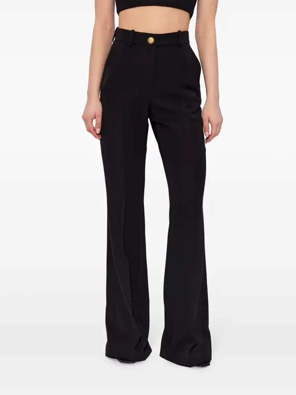 Balmain Flared Virgin Wool Trousers