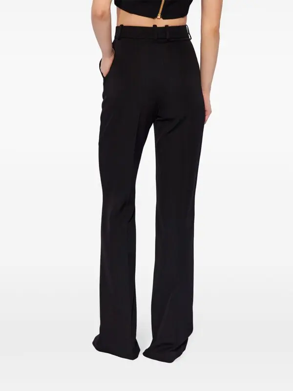 Balmain Flared Virgin Wool Trousers