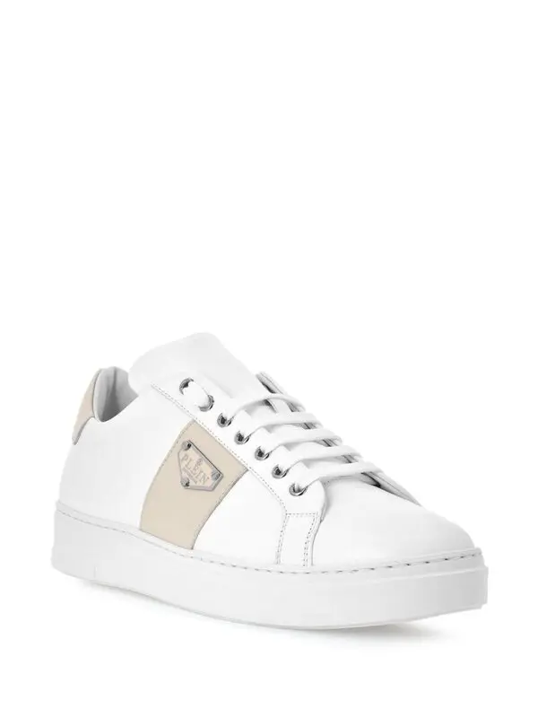 Philipp Plein Logo-plaque Leather Sneakers