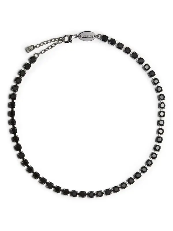 Dsquared2 Crystal Embellishment Necklace - Silver
