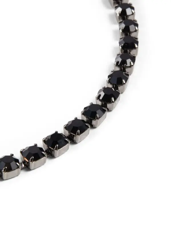 Dsquared2 Classic Crystal Embellishment Necklace - Silver