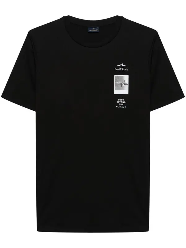 Paul & Shark Logo-print Cotton T-shirt