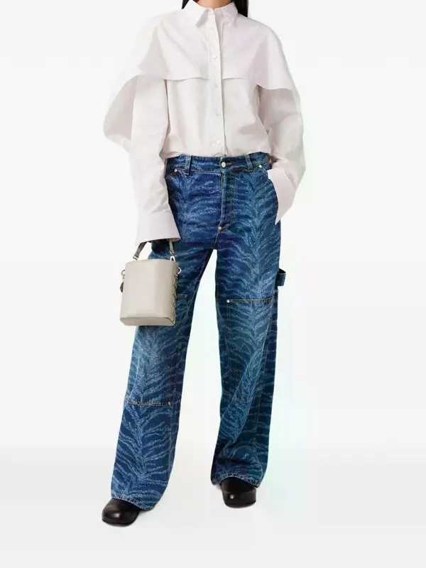 Stella McCartney Cape Organic Cotton Shirt - Optic White