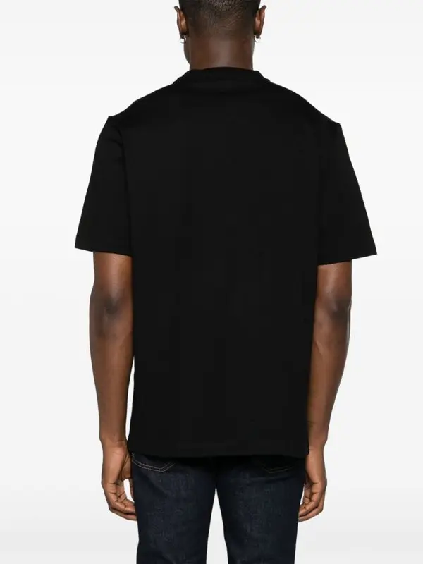 Versace Embroidered Cotton-jersey T-shirt