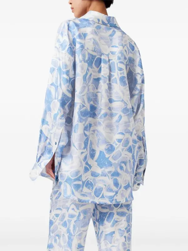 Stella McCartney Graphic Print Silk Shirt