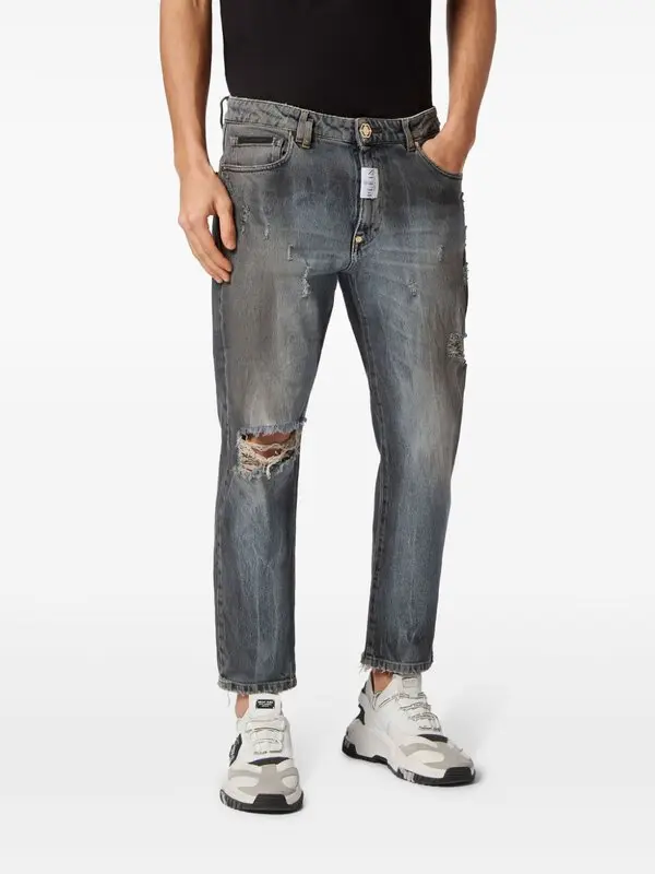 Philipp Plein Mid-rise Straight-leg Jeans