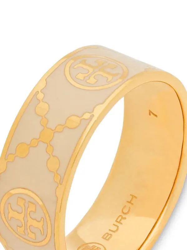 Tory Burch Double T Enamel Ring