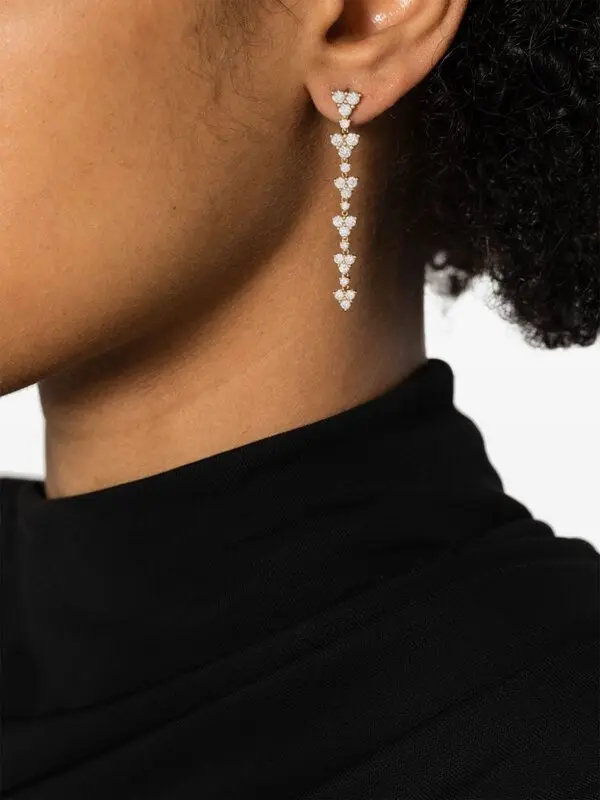 ANITA KO 18k Yellow Diamond Drop Earrings