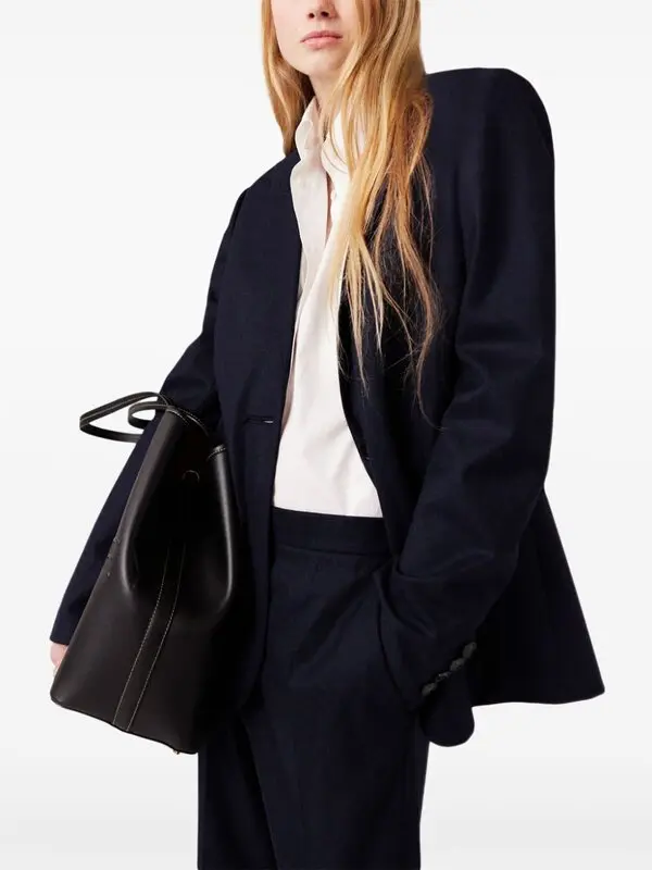 Stella McCartney Single-breasted Flannel Blazer
