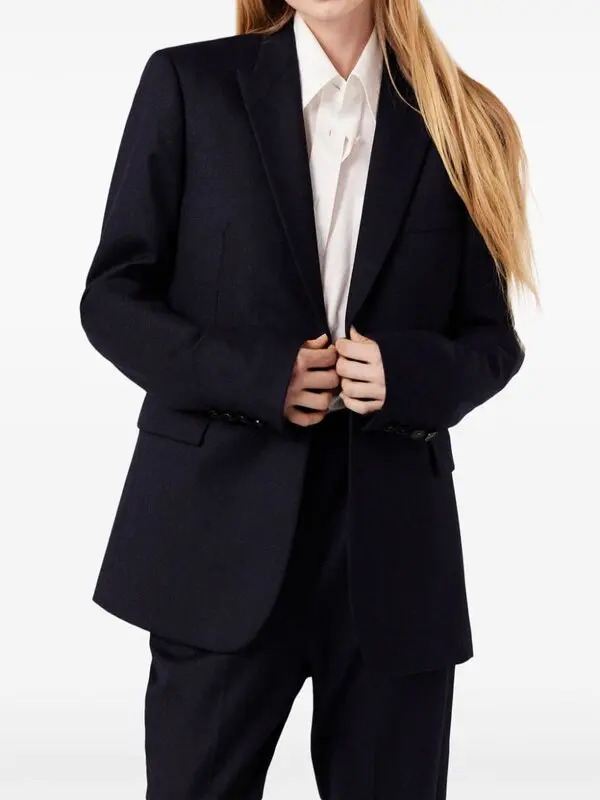 Stella McCartney Single-breasted Flannel Blazer