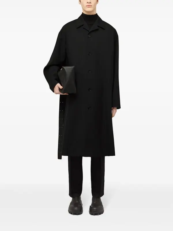 JIL SANDER Buttoned Wool Overcoat