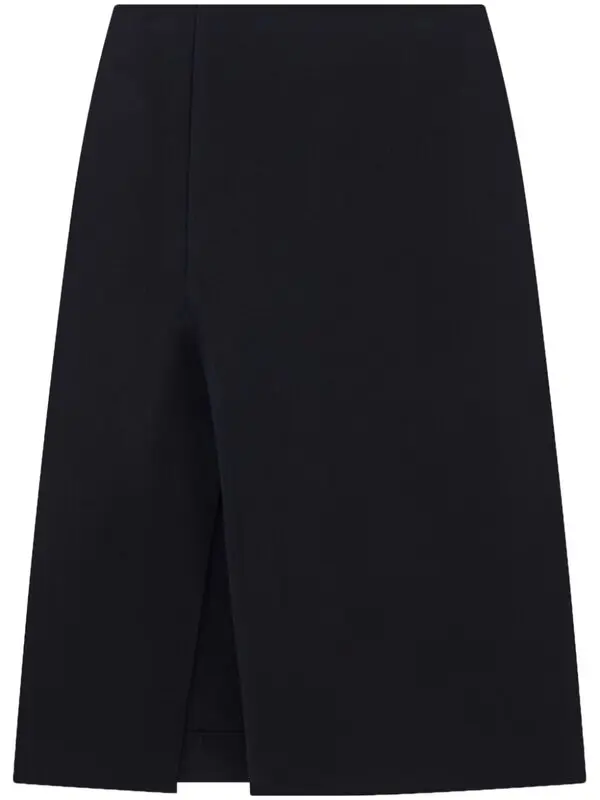 Stella McCartney Slit Organic Cotton Skirt